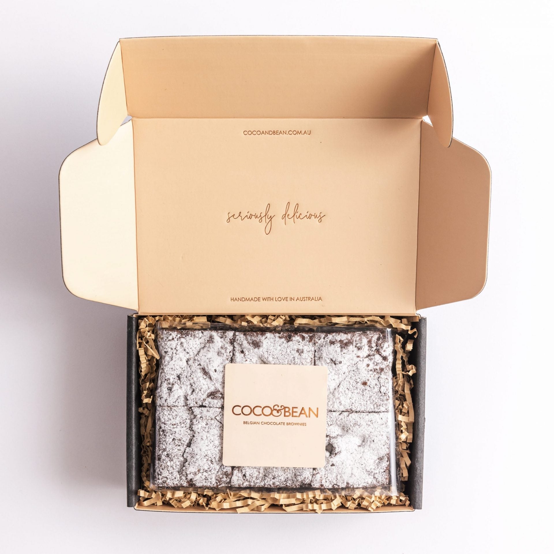 Chocolate Brownies 6 Pack Gift Box – Coco & Bean